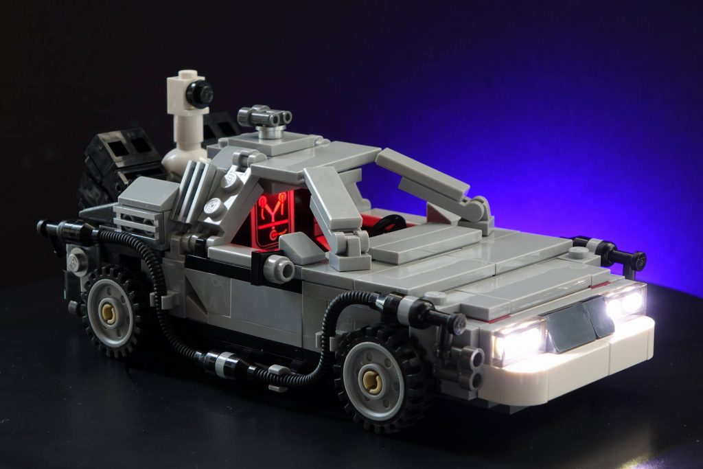 DeLorean Time Machine 21103 LED Lighting Kit – Glow Bricks