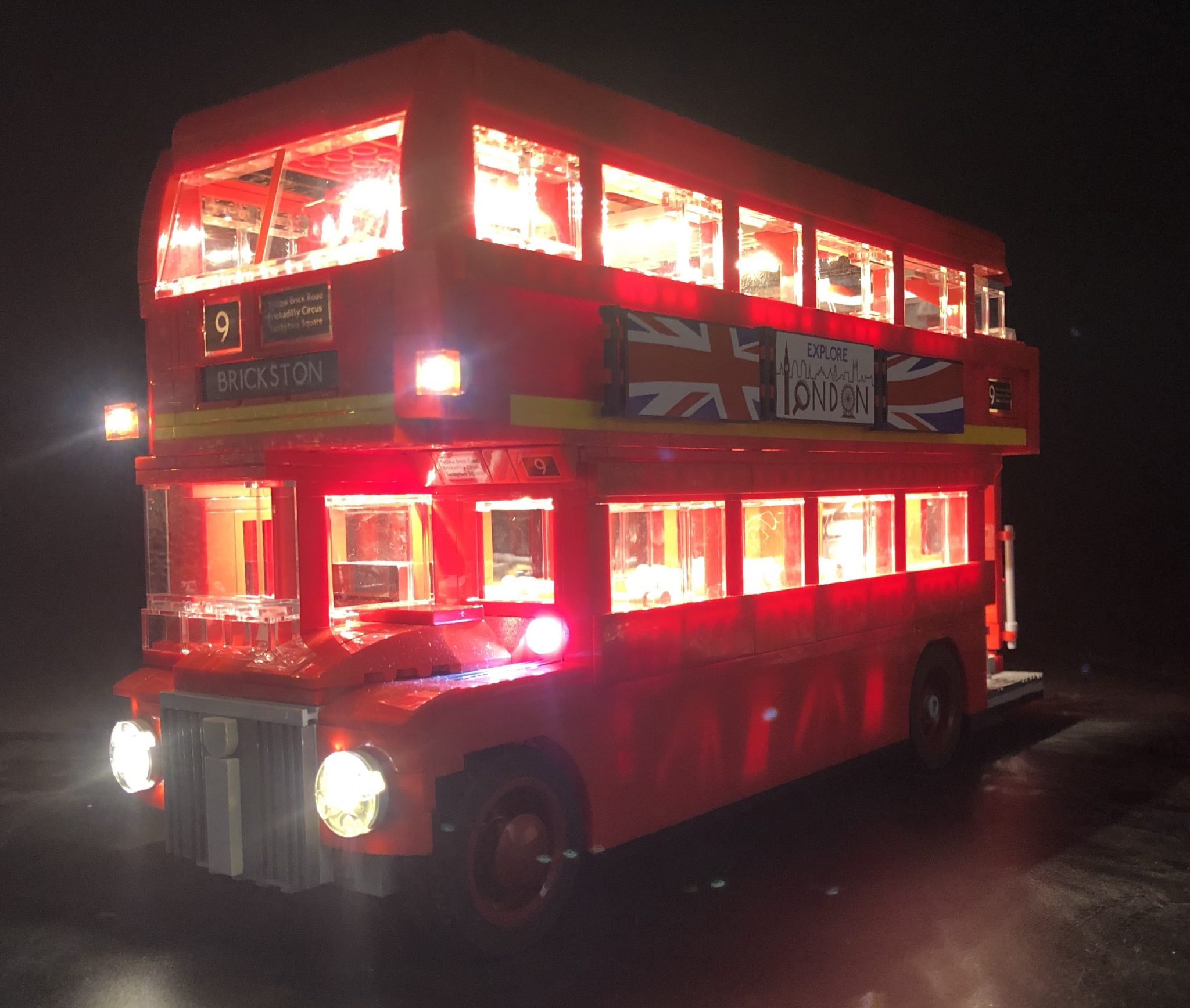 London Bus 10258 LED Lighting Kit – Glow Bricks