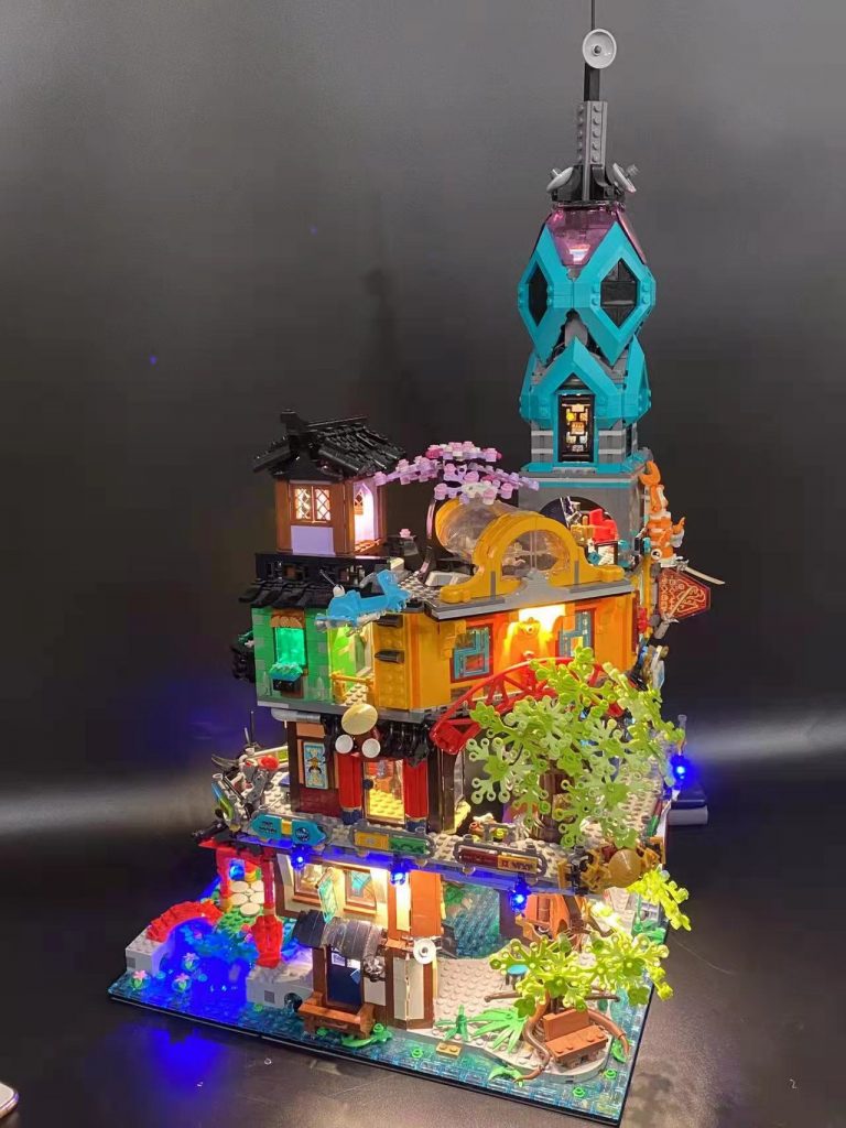Ninjago City Gardens 71741 LED Lighting Kit – Glow Bricks