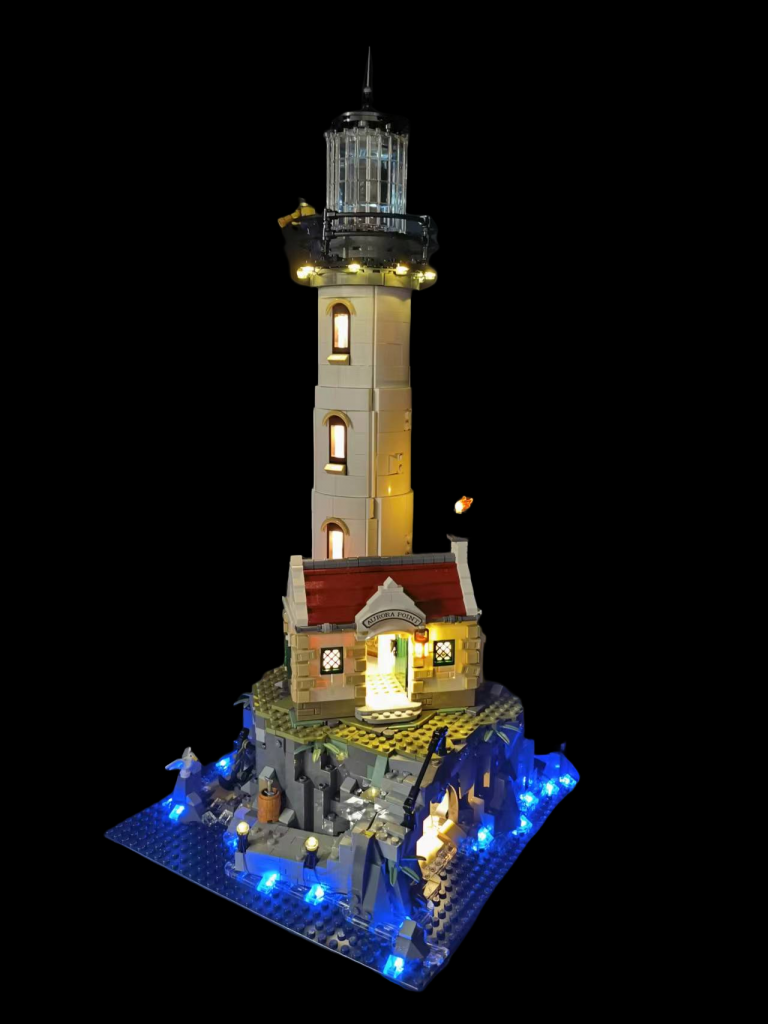 Motorised Lighthouse 21335 LED Lighting Kit – Glow Bricks